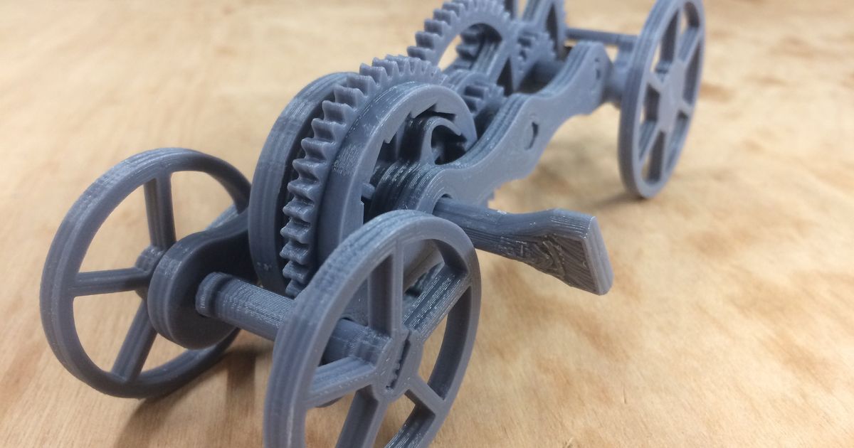 A 3d printed kit card wind-up car von Anycubic fan | Kostenloses STL ...