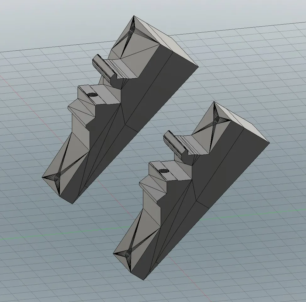 Steeper Angle ERCF Extrusion Mount by Imburr | Download free STL model ...