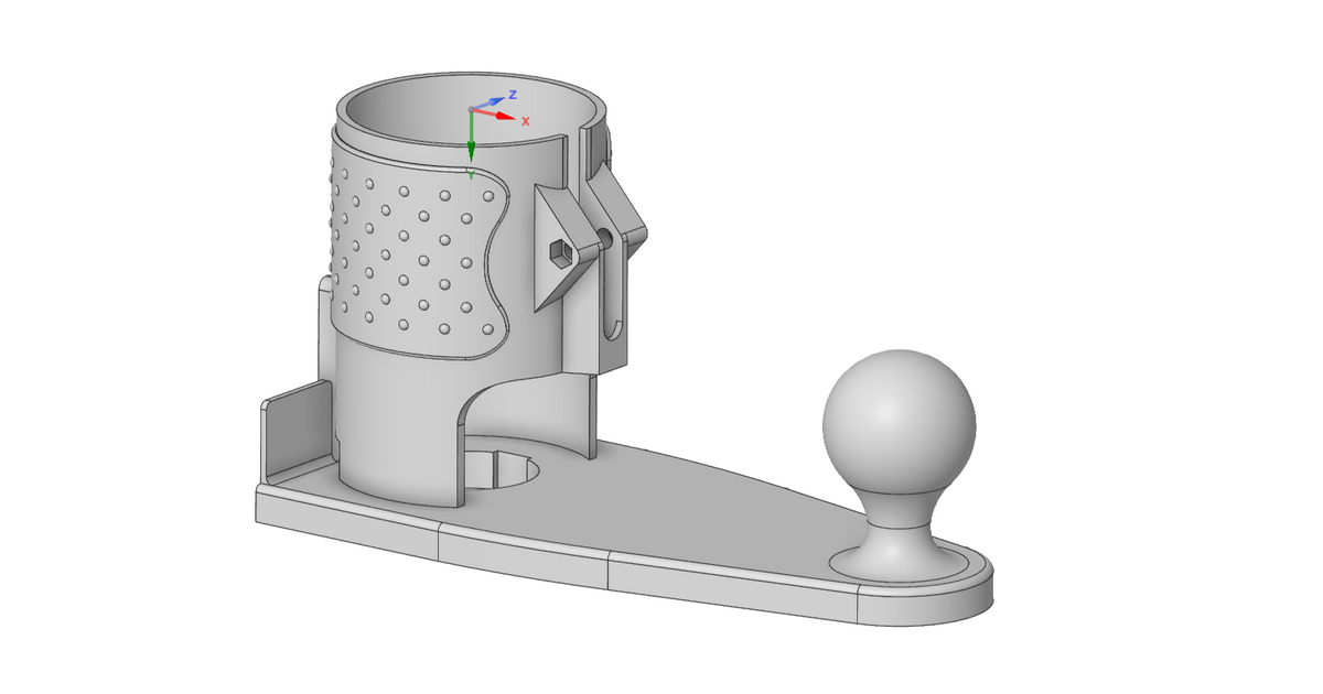 Bosch GKF 550 base plate extended by Bebe | Download free STL model ...