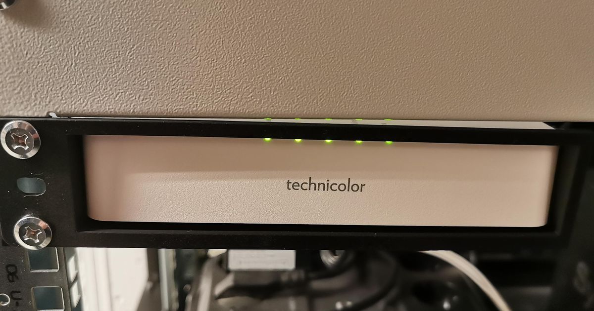 Technicolor TC4400 Rackmount by nerg | Download free STL model ...