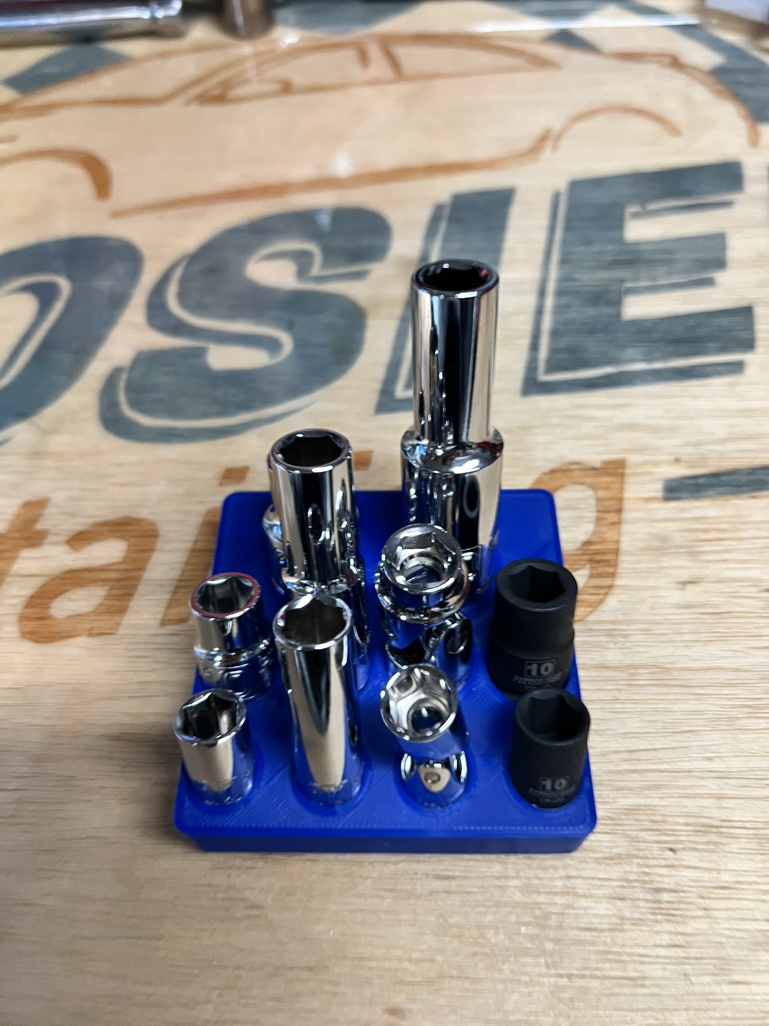 Gridfinity Harbor Freight 10mm Socket Holder by Brandon Scott ...