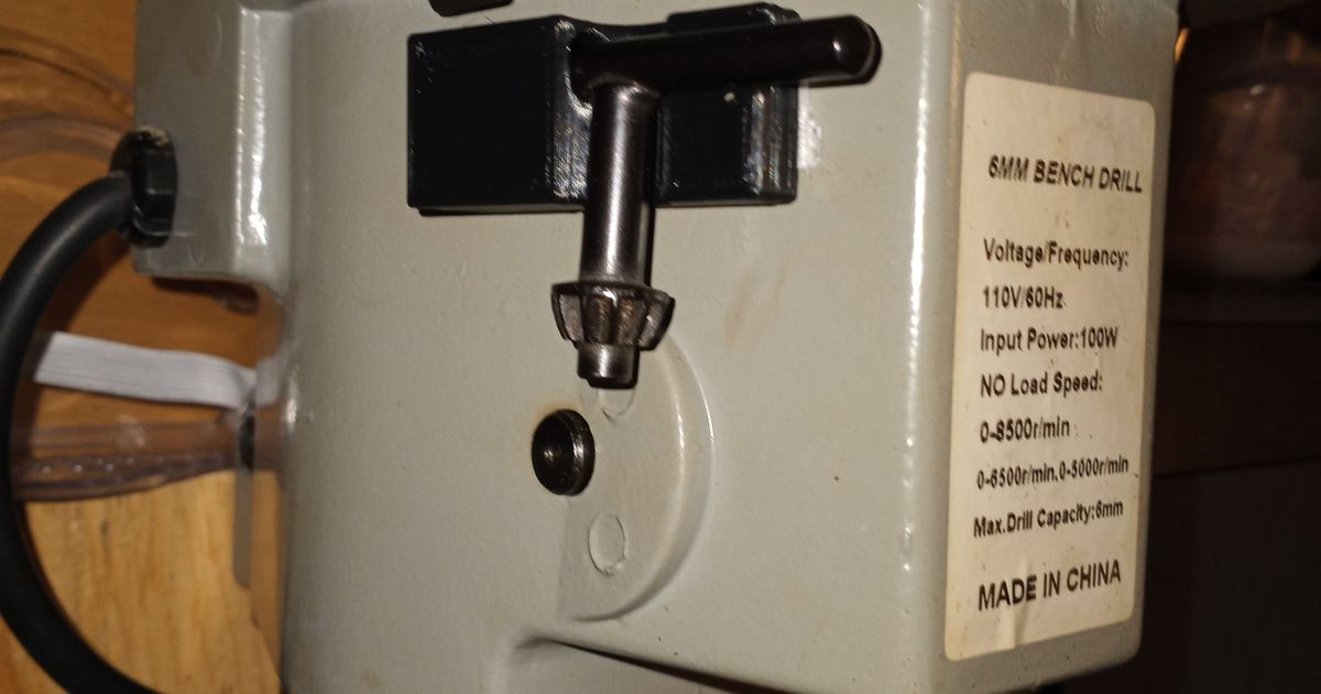 Mini Chuck key holder by 35°C0lDFuSi0n | Download free STL model ...