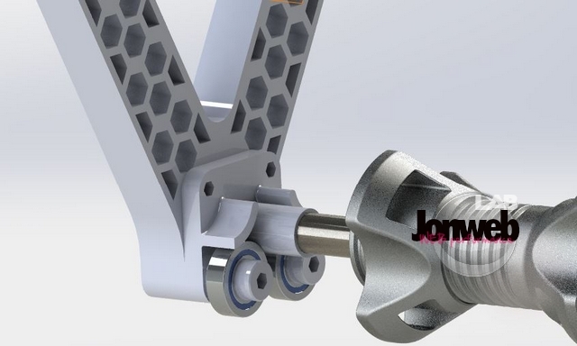 Low friction Filament spool shelf bracket by Jonweb | Download free STL ...