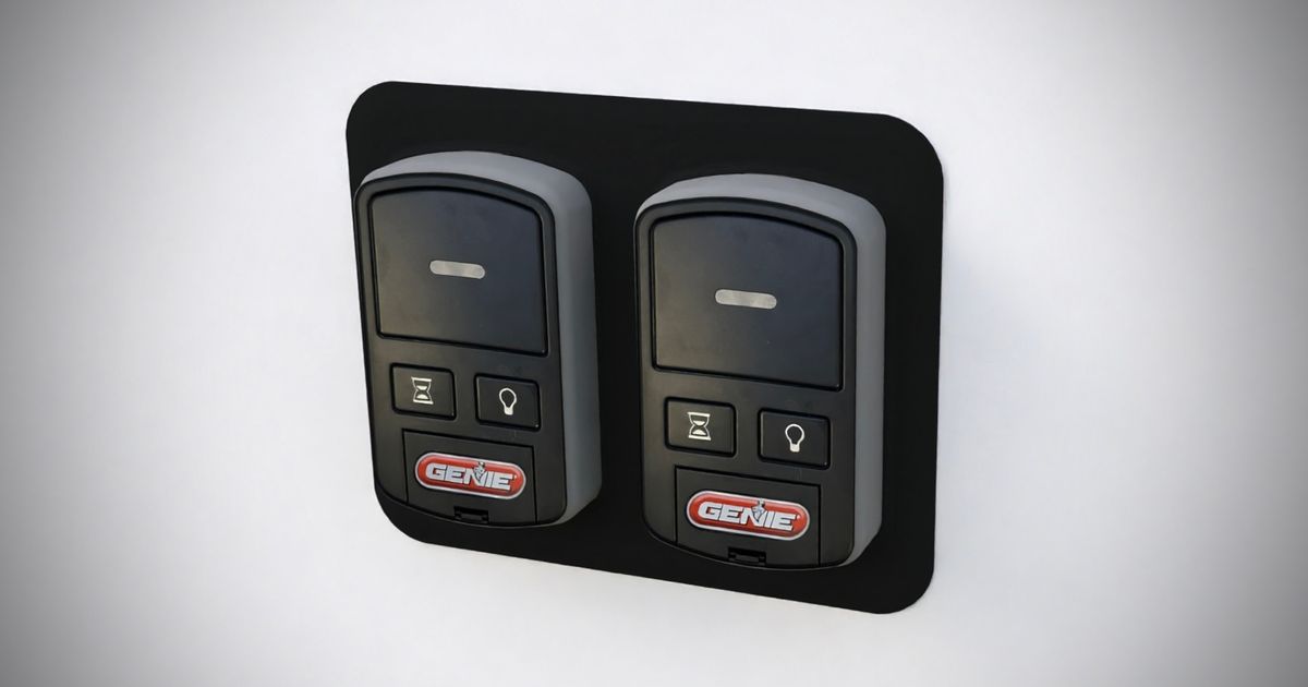 Genie Wireless Wall Console Plate / Frame (for garage door openers) by ...