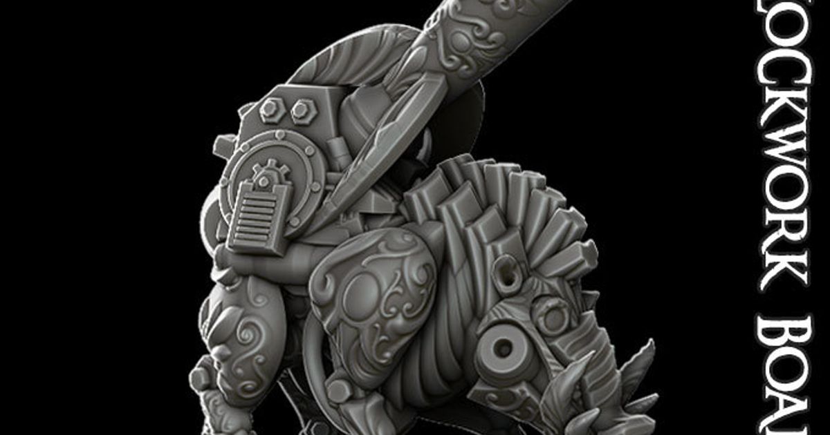 Rocket Pig Games Clockwork Boar by Rocket Pig Games | Download free STL ...