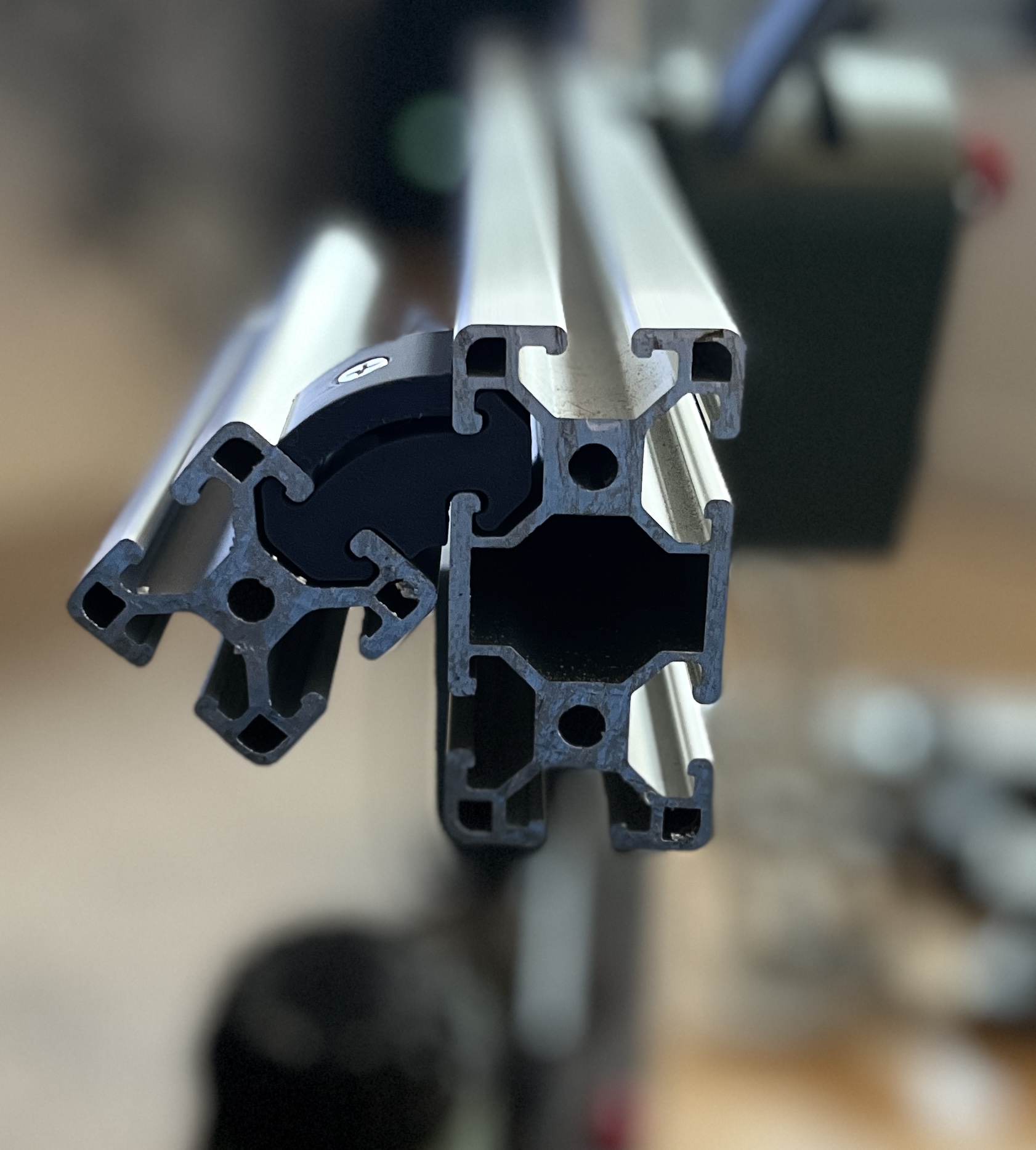 45° angle bracket for aluminum extrusion by CueBall909 | Download free ...