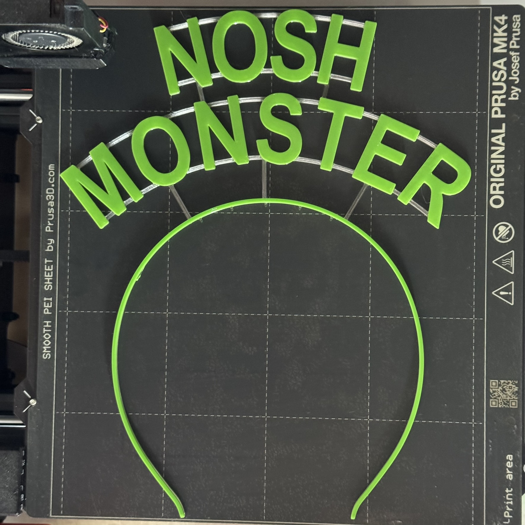 Nosh Monster Headband by mscalora | Download free STL model ...