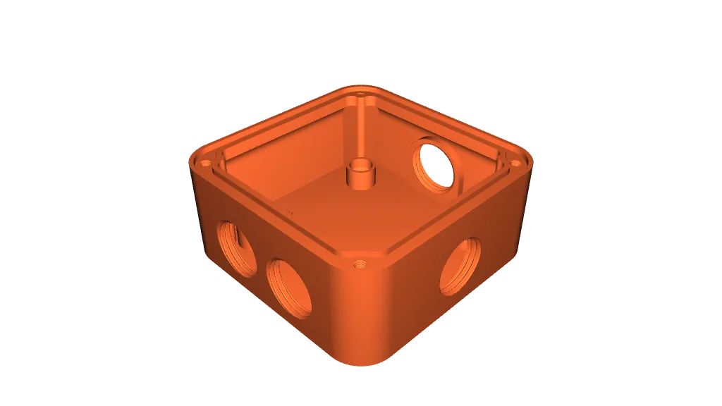 Junction box with four inputs and printable gaskets by Bruno Germany ...