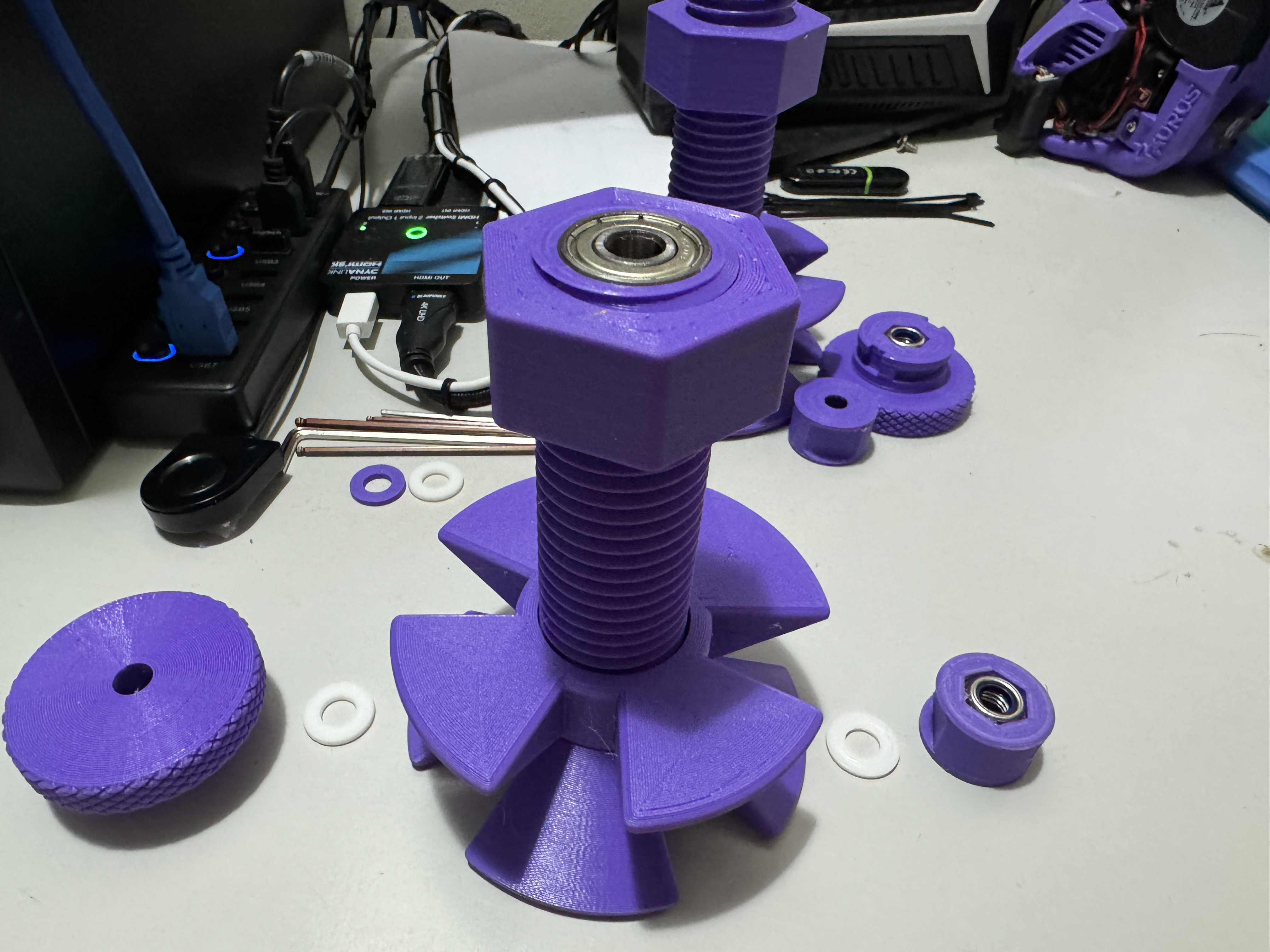 Deluxe Filament Holder E3 S1 Series by DaMilkman | Download free STL ...