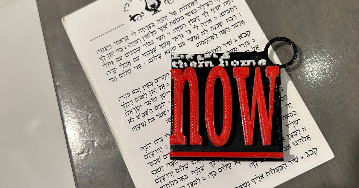 bring them home now/love israel by chaim farkas | Download free STL ...