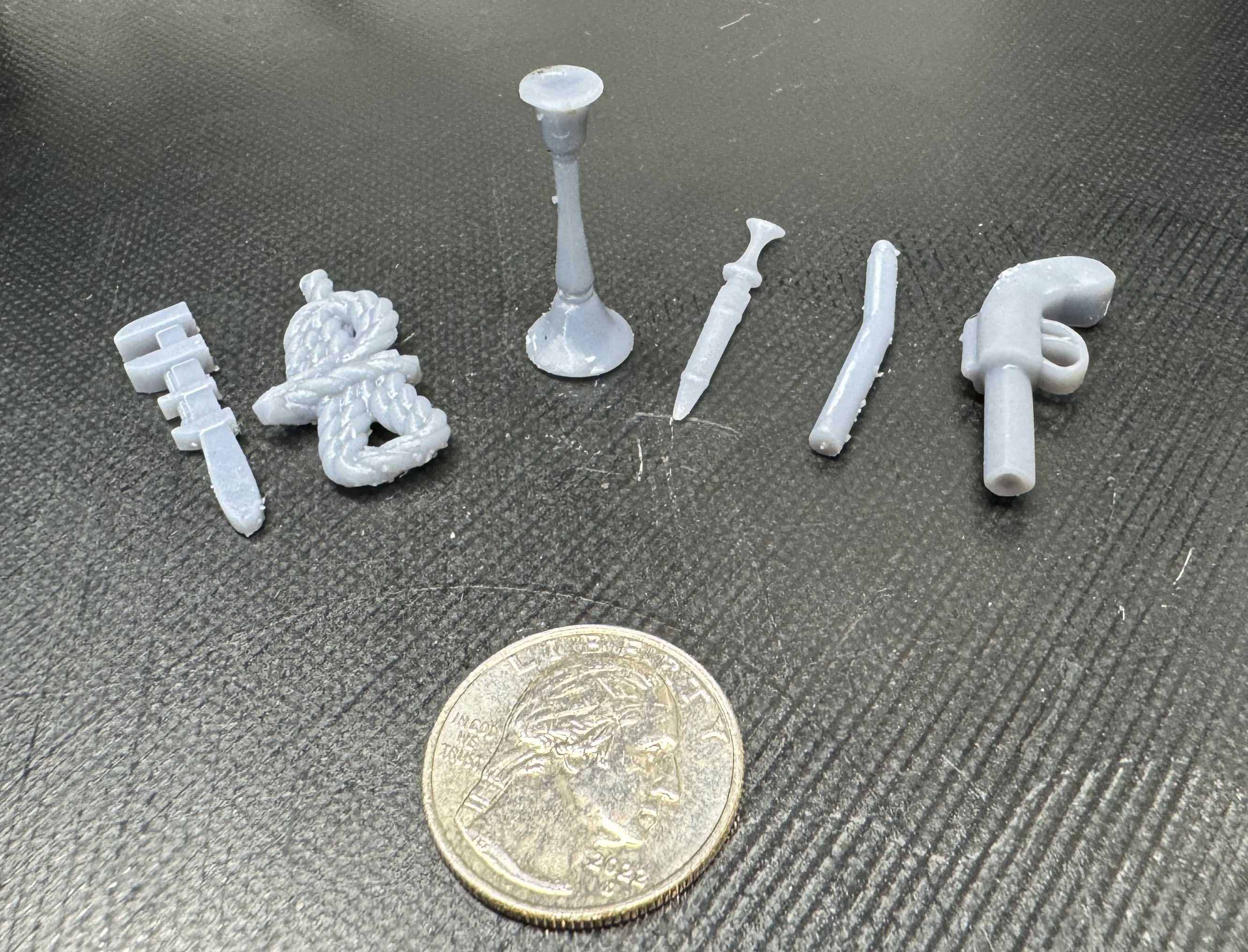 Clue Weapon Set by Grossmiller | Download free STL model | Printables.com