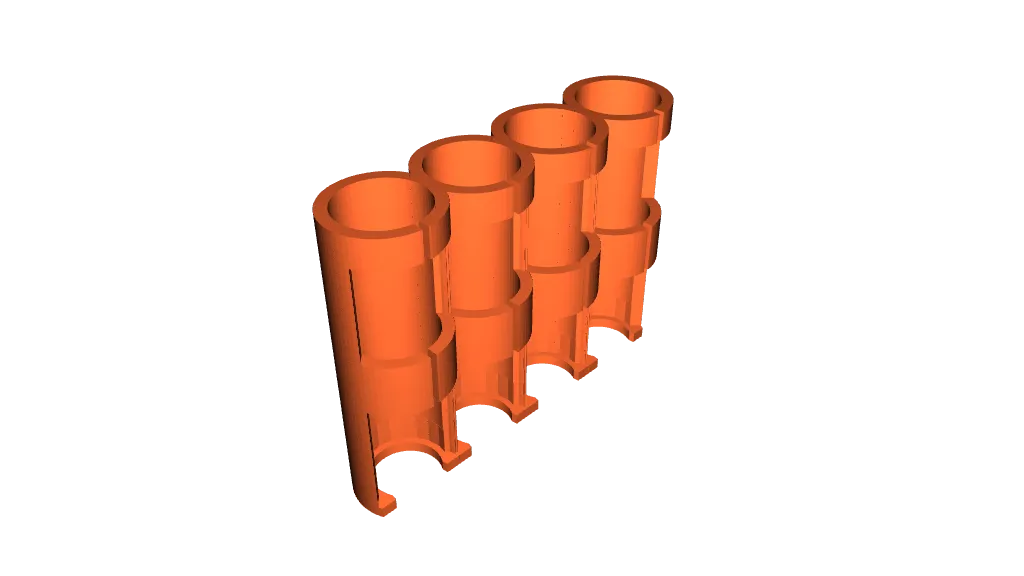 AA Battery Holder (4 Batteries) by infamous61 | Download free STL model ...