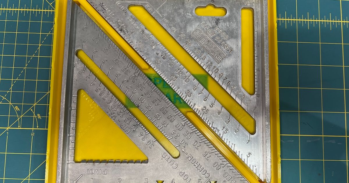 Gridfinity 2x Speed Square Holder by Becca | Download free STL model ...