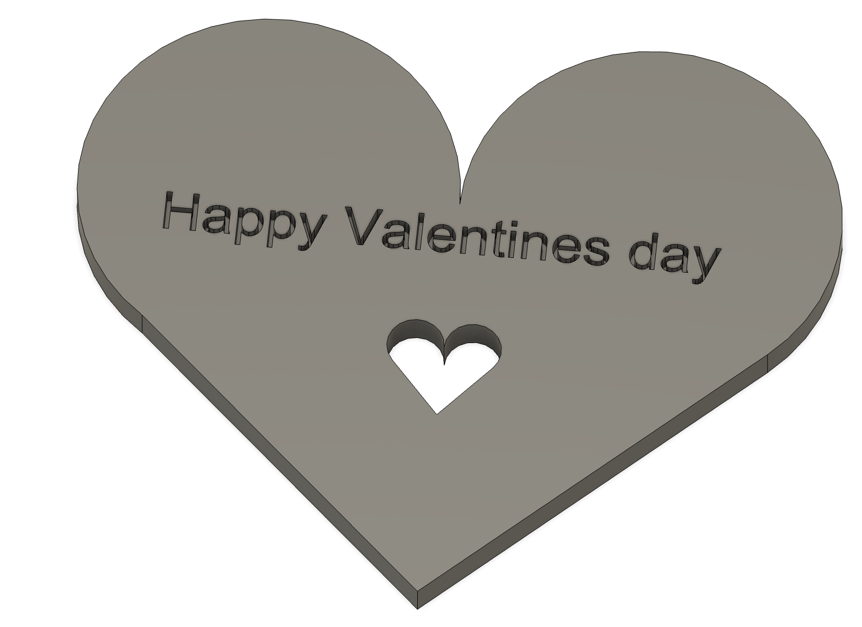 Valentines Day Heart Token by 8 Person | Download free STL model ...