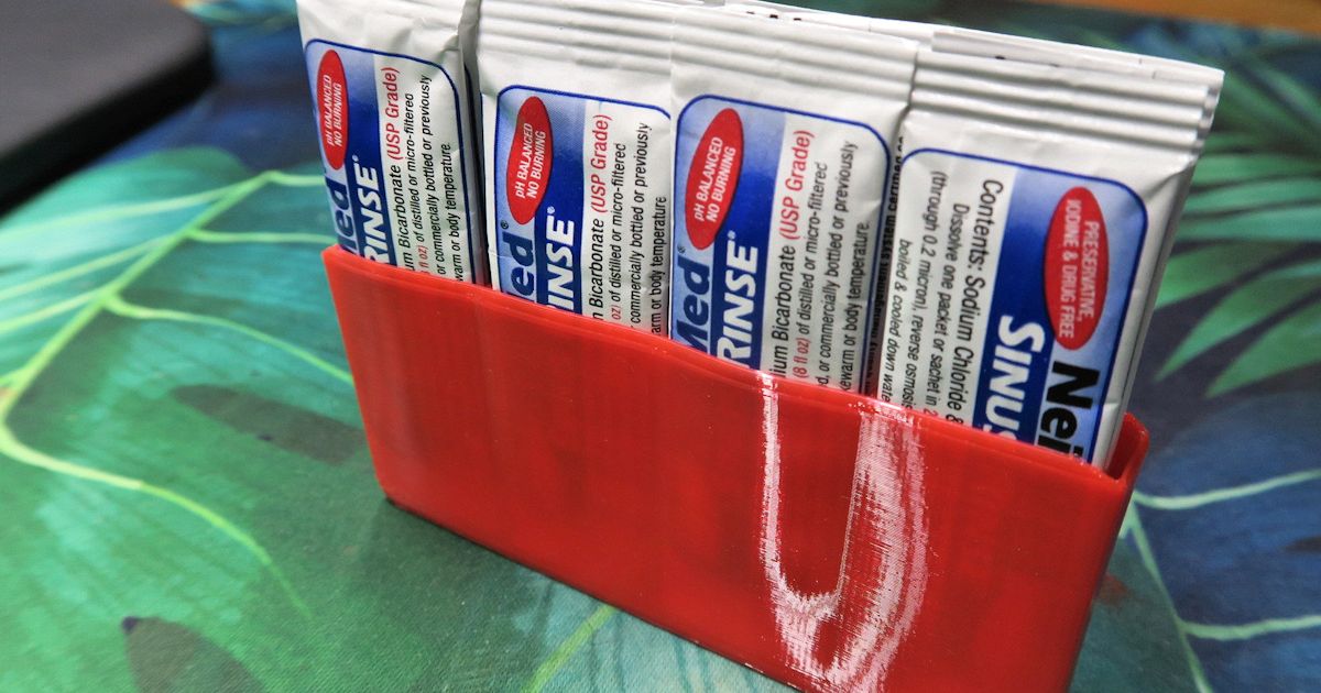 Neilmed packet caddy by Steve Reisman | Download free STL model ...