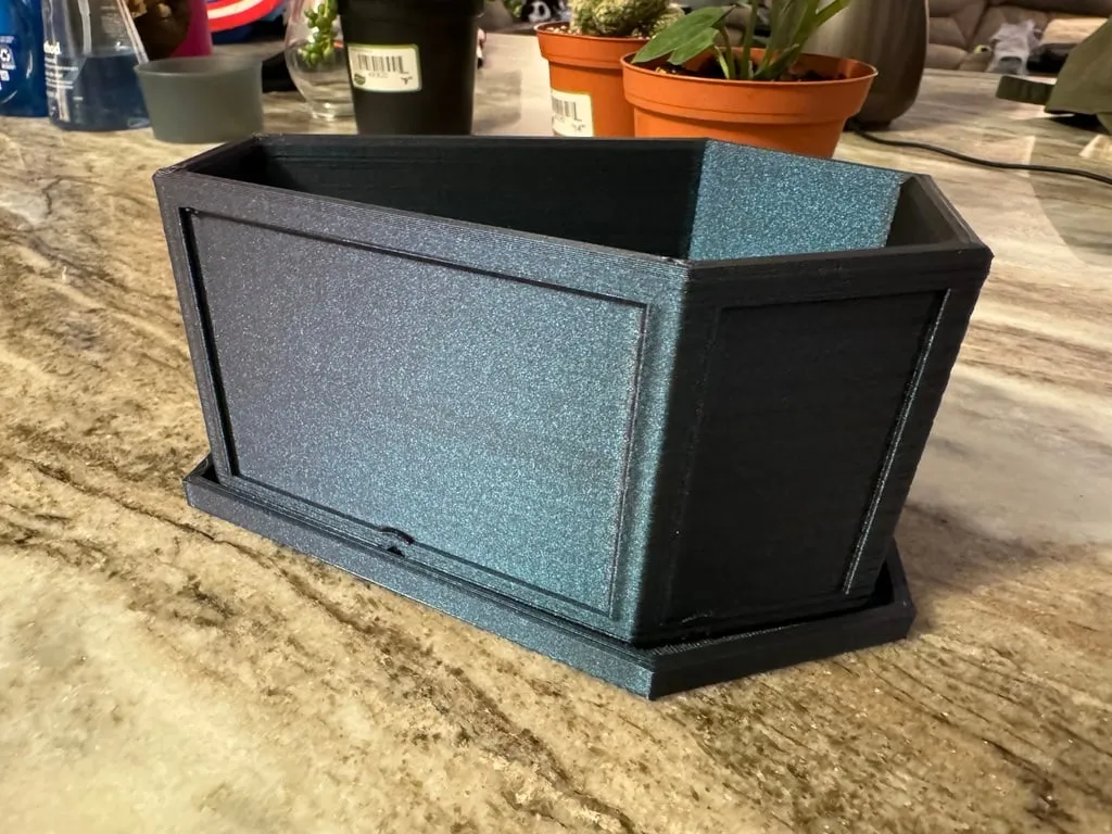 Coffin Planter w/ Drip Tray by Another Strange Creation | Download free ...