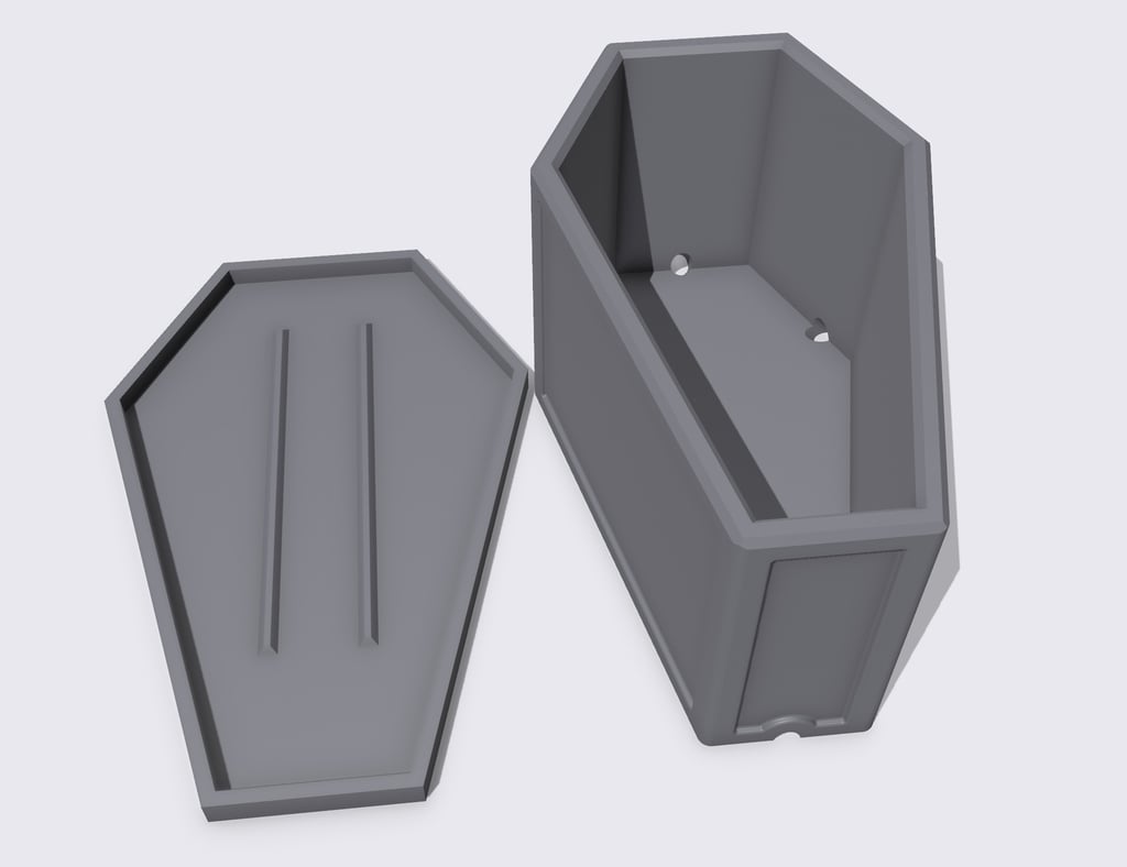 Coffin Planter w/ Drip Tray by Another Strange Creation | Download free ...