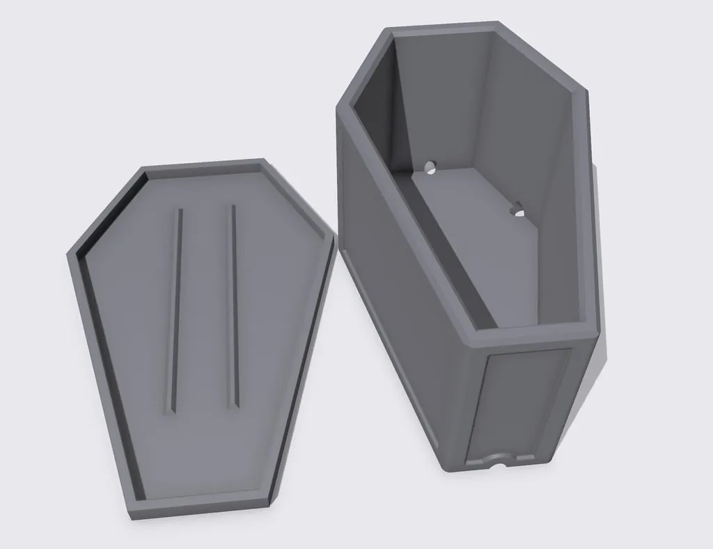 Coffin Planter w/ Drip Tray by Another Strange Creation | Download free ...