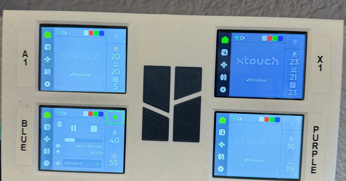 4 screen xtouch case by The Oracle | Download free STL model ...