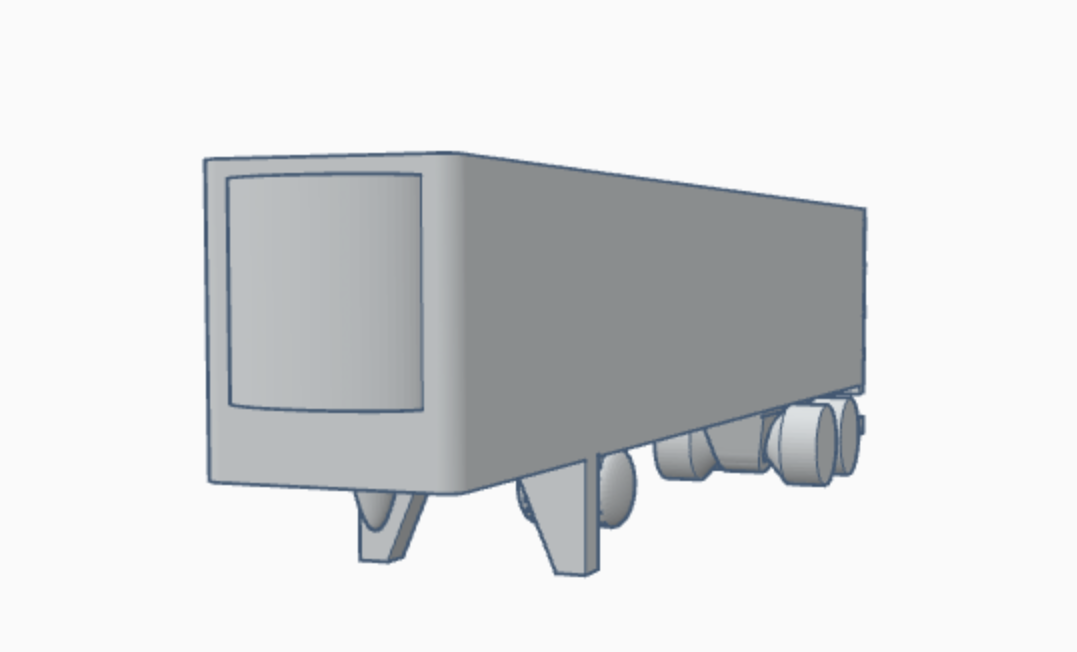 Mini 48 Foot Reefer B-Trailer by Stamtrax | Download free STL model ...