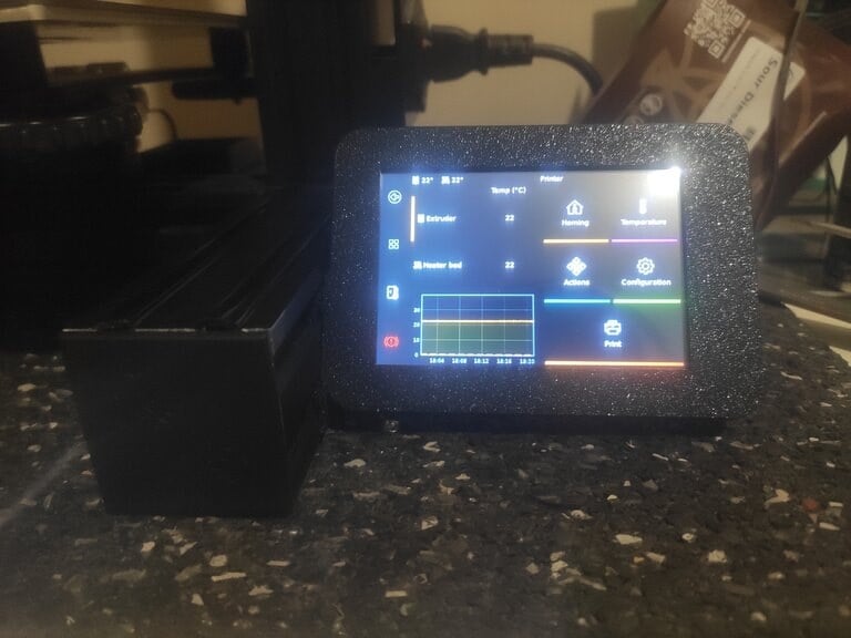 Tft35 Spi Screen Mount Btt By Seck Seck Download Free Stl Model