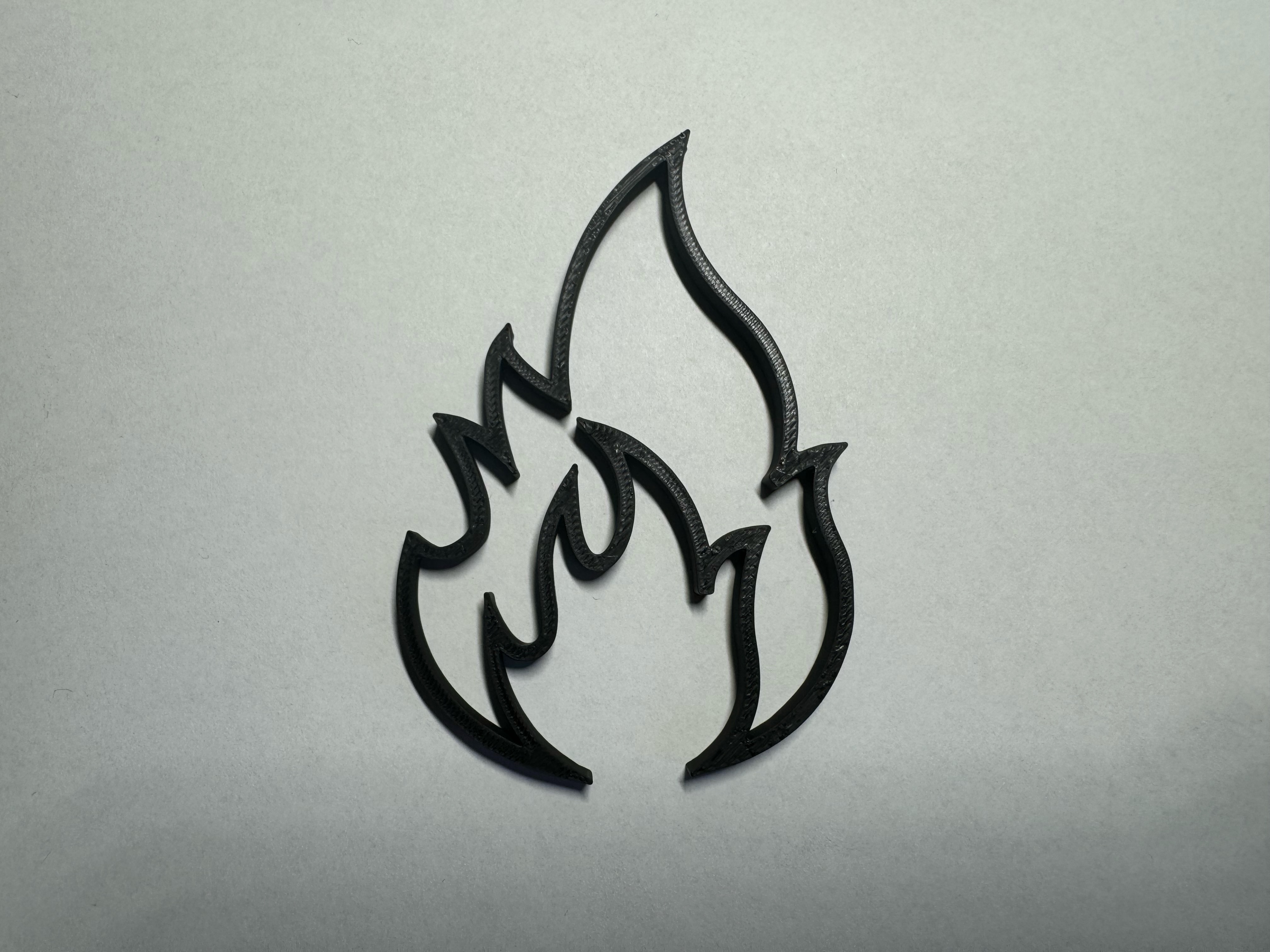 Flame wall art by Moriel | Download free STL model | Printables.com