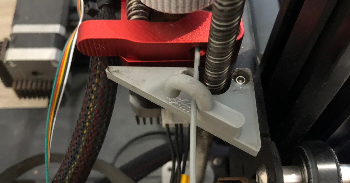 Ender 3 V2 Filament Guide by dabovos | Download free STL model ...