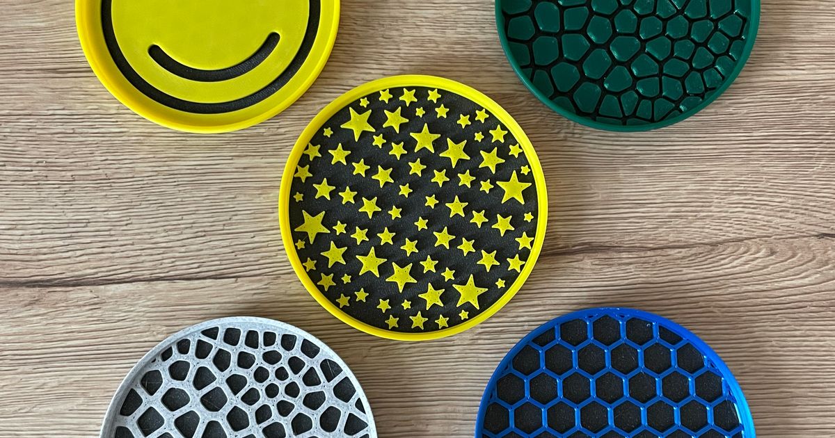 Stackable Coasters by 3DEngineer | Download free STL model | Printables.com
