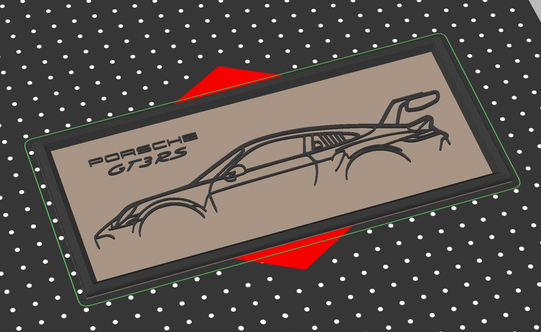 Gift Card Porsche GT3RS by gerrrciu | Download free STL model ...