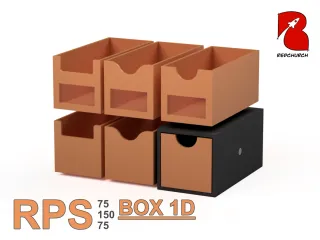 Paint Station 75-150-75 Box 2D by RedChurch Studio | Printables Store