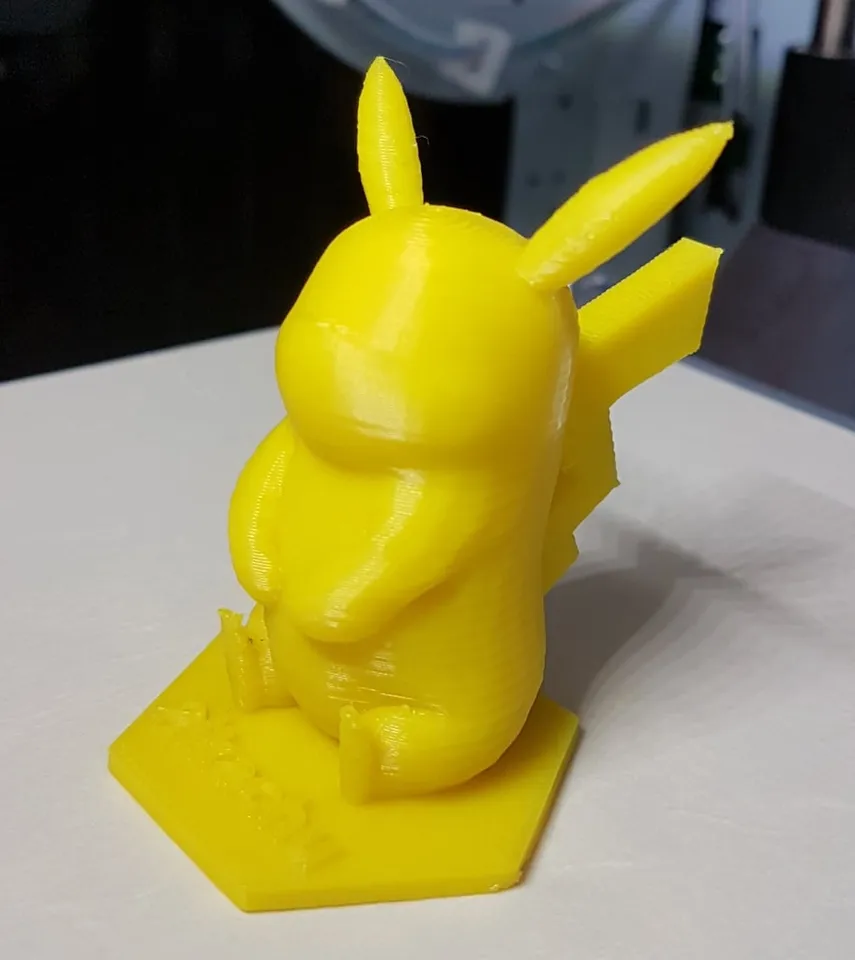 Sitting Pikachu Pokémon by Take on Projects | Download free STL model ...