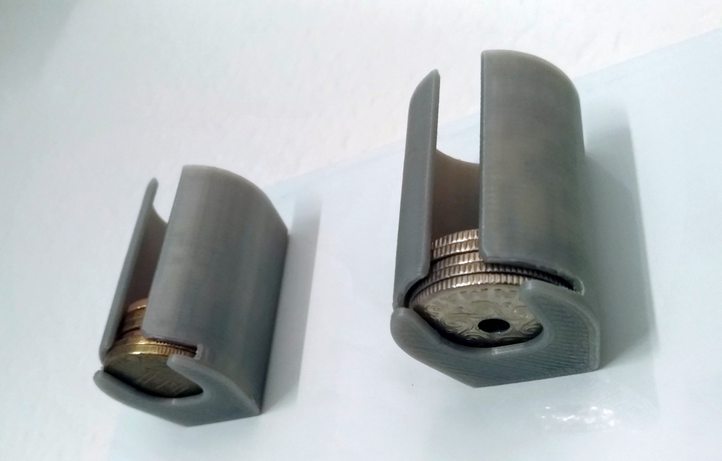 Magnetic mounted Coin dispenser (Danish 5kr and 20kr) by Take on ...