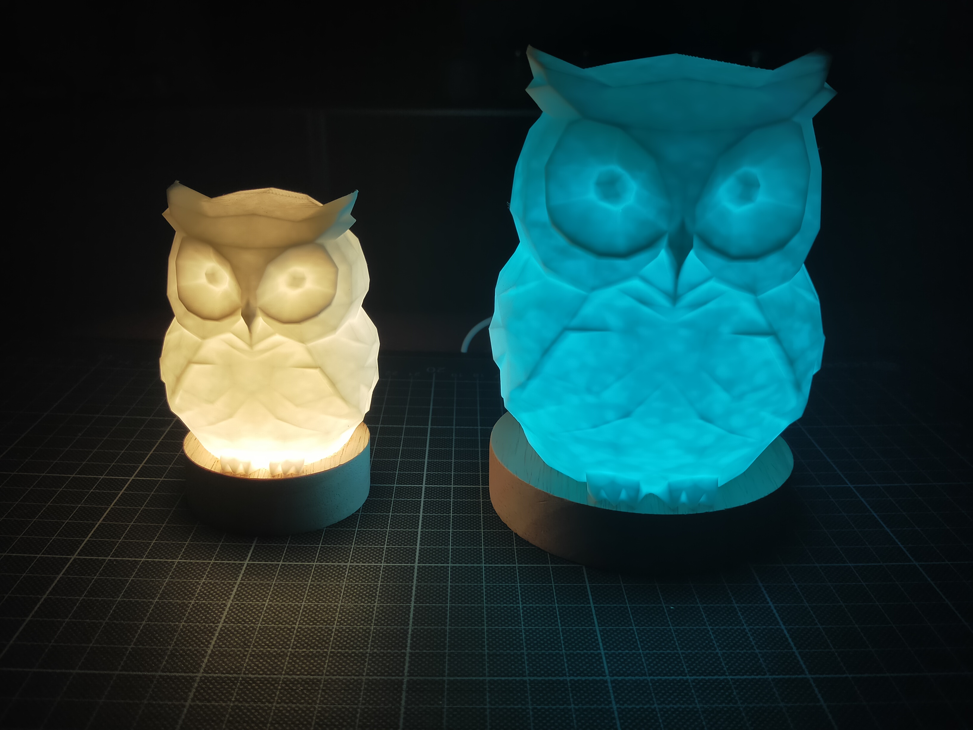 Cute Low Poly Owl Lamp by S3BR4 | Download free STL model | Printables.com