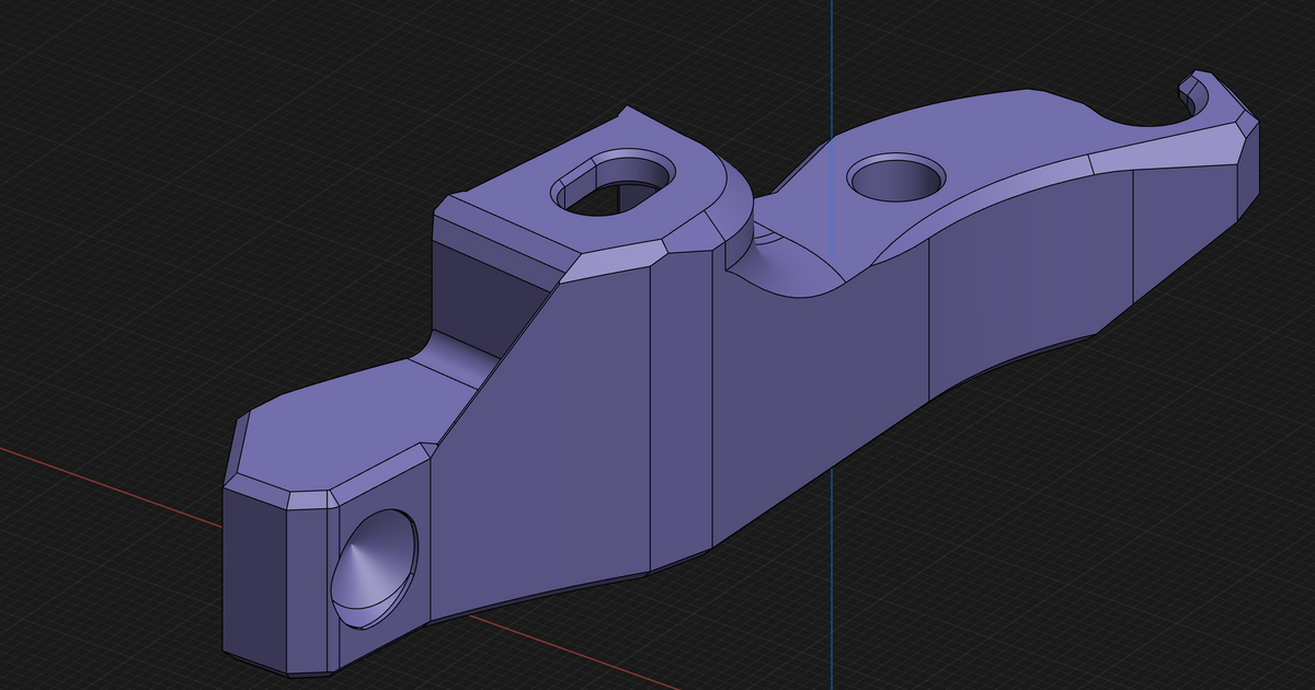Filametrix Stealth Burner short cutting arm for ERCFv2 by Estreet706 ...
