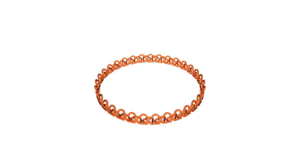 Print in place heart chain by Tomek | Download free STL model ...