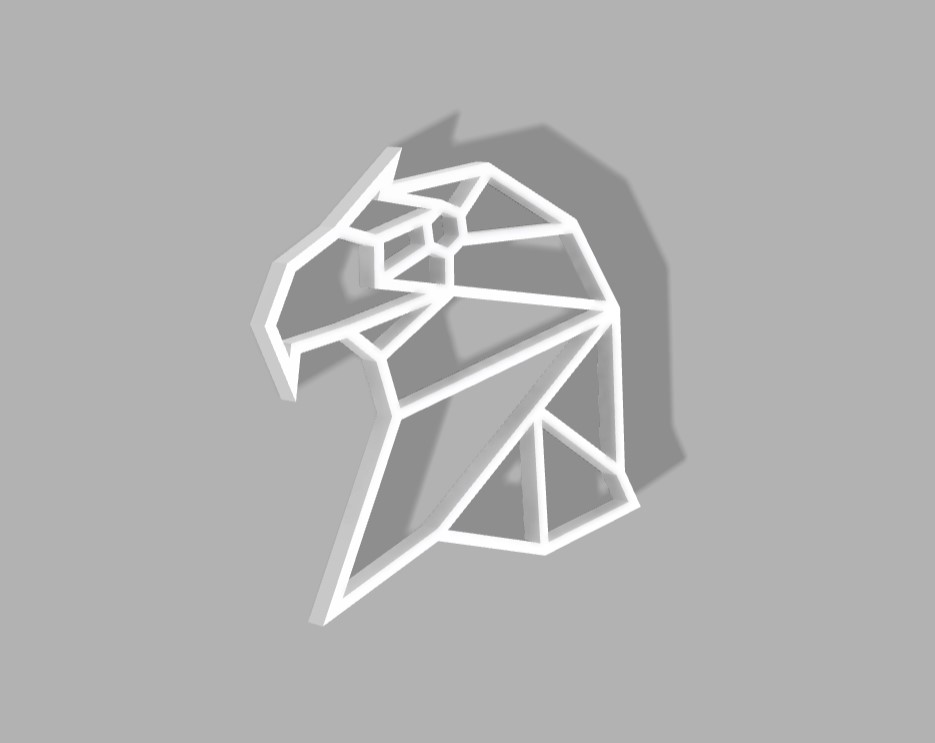 Eagle geometric by ValaF | Download free STL model | Printables.com