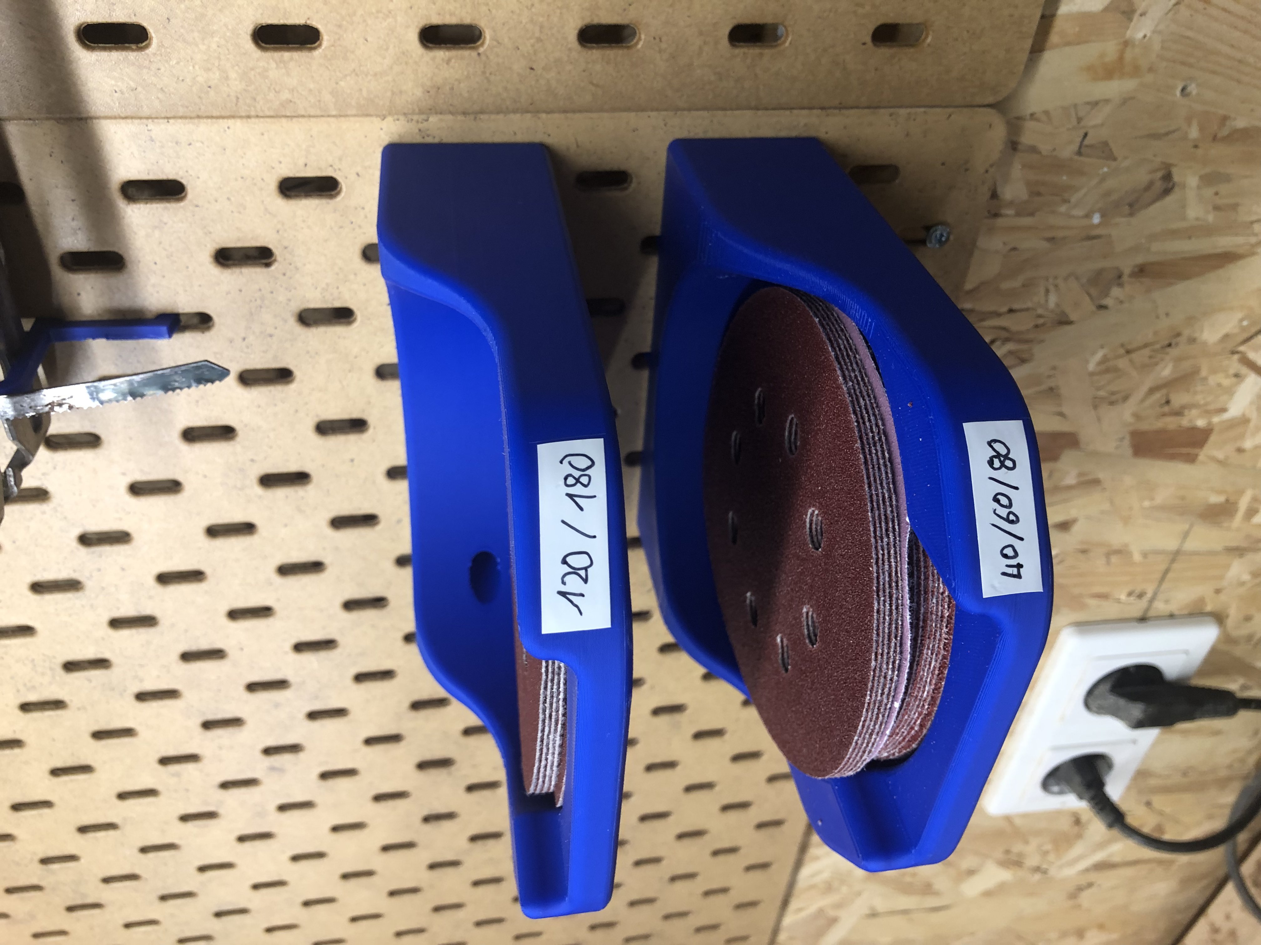 Skadis 125mm sandpaper holder by Koschi | Download free STL model ...