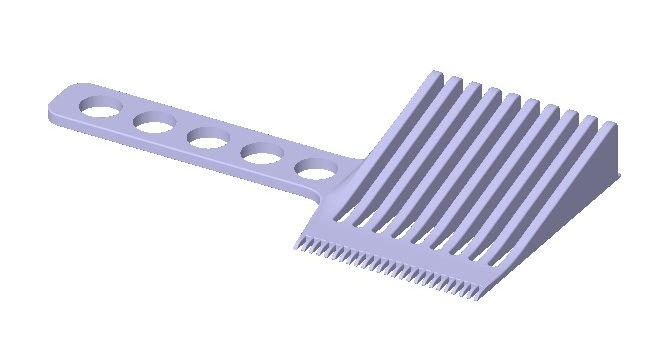 Fading/blending comb (Improved) by TG Kang | Download free STL model | Printables.com