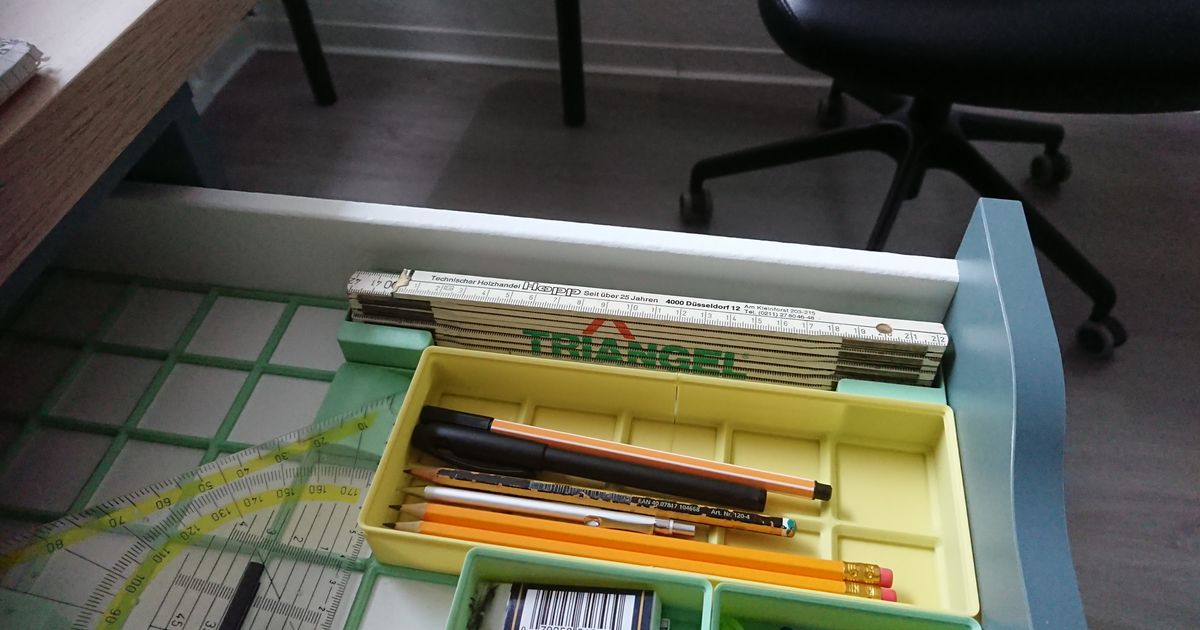 Gridfinity holder for folding ruler by Ast0815 | Download free STL ...