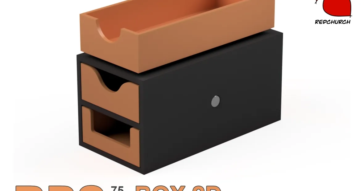 Paint Station 75-150-75 Box 2D by RedChurch Studio | Printables Store
