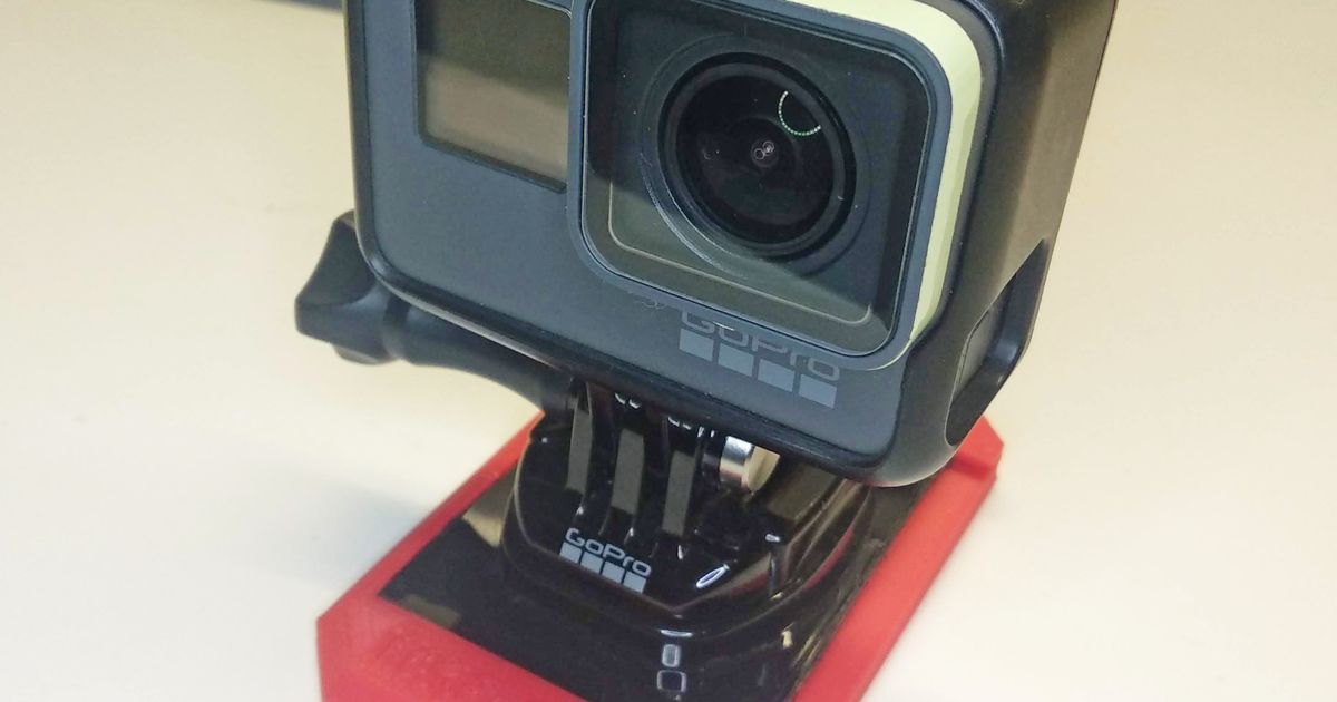 GoPro Box Mount Magnetic by occupied_brain | Download free STL model ...