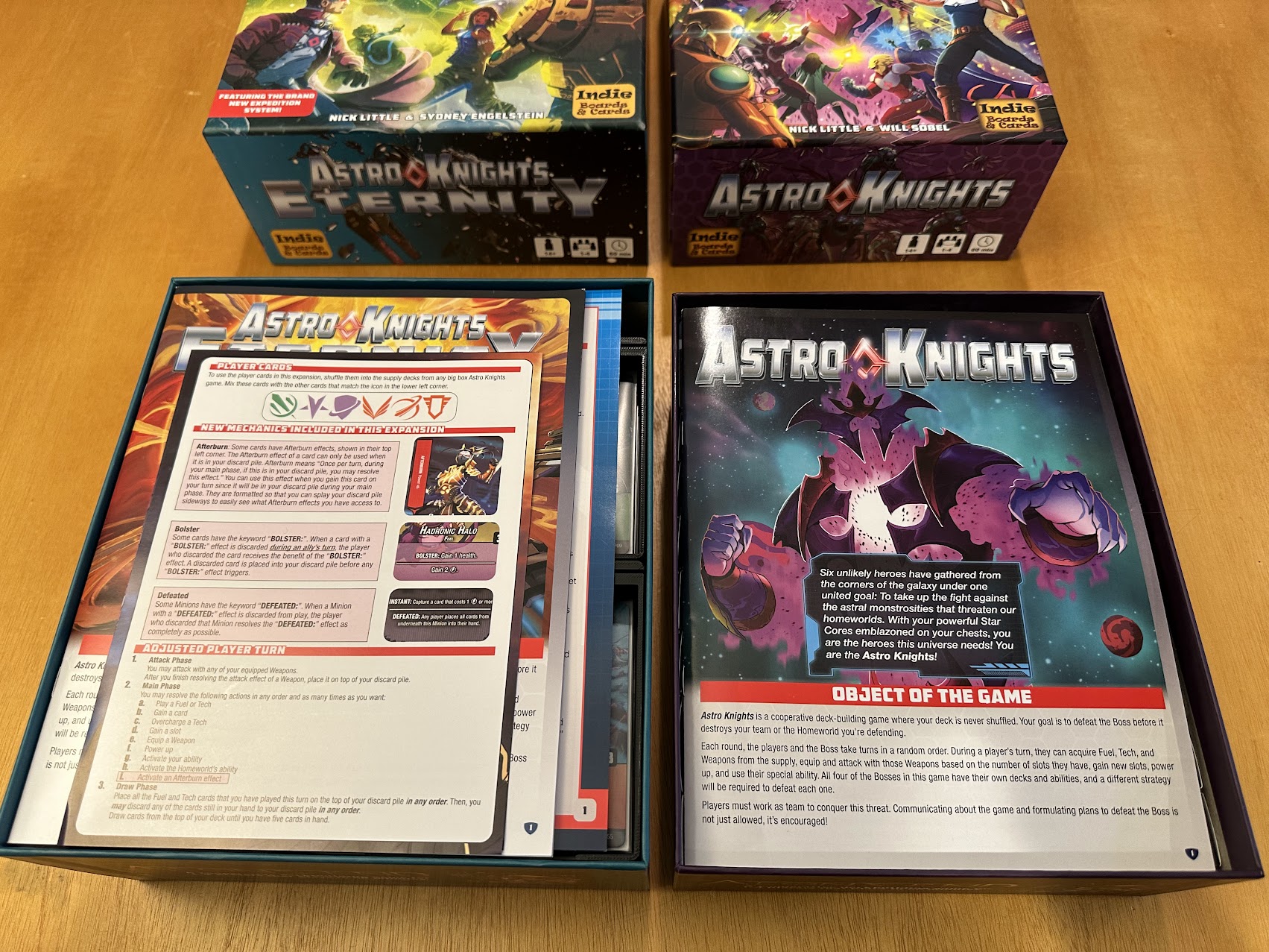 Astro Knights + Eternity expansion, deluxe player boards insert par ...