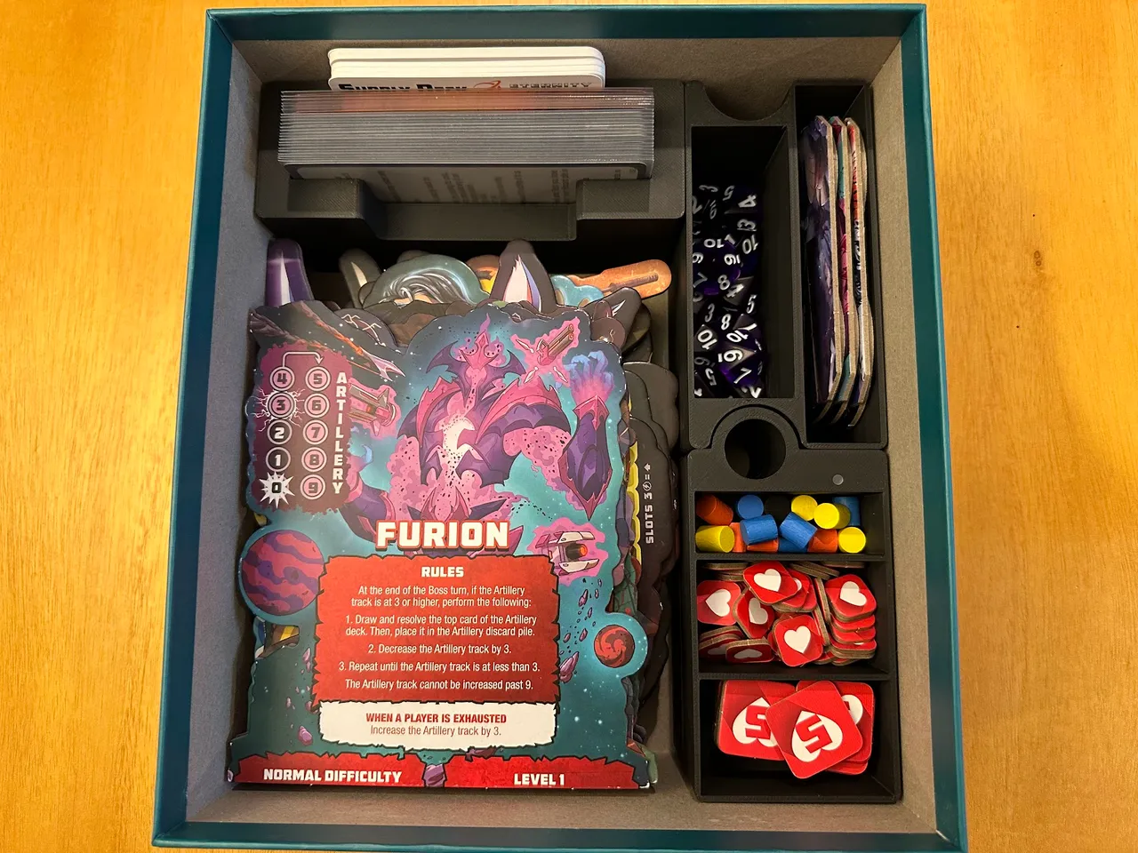Astro Knights + Eternity expansion, deluxe player boards insert by ...