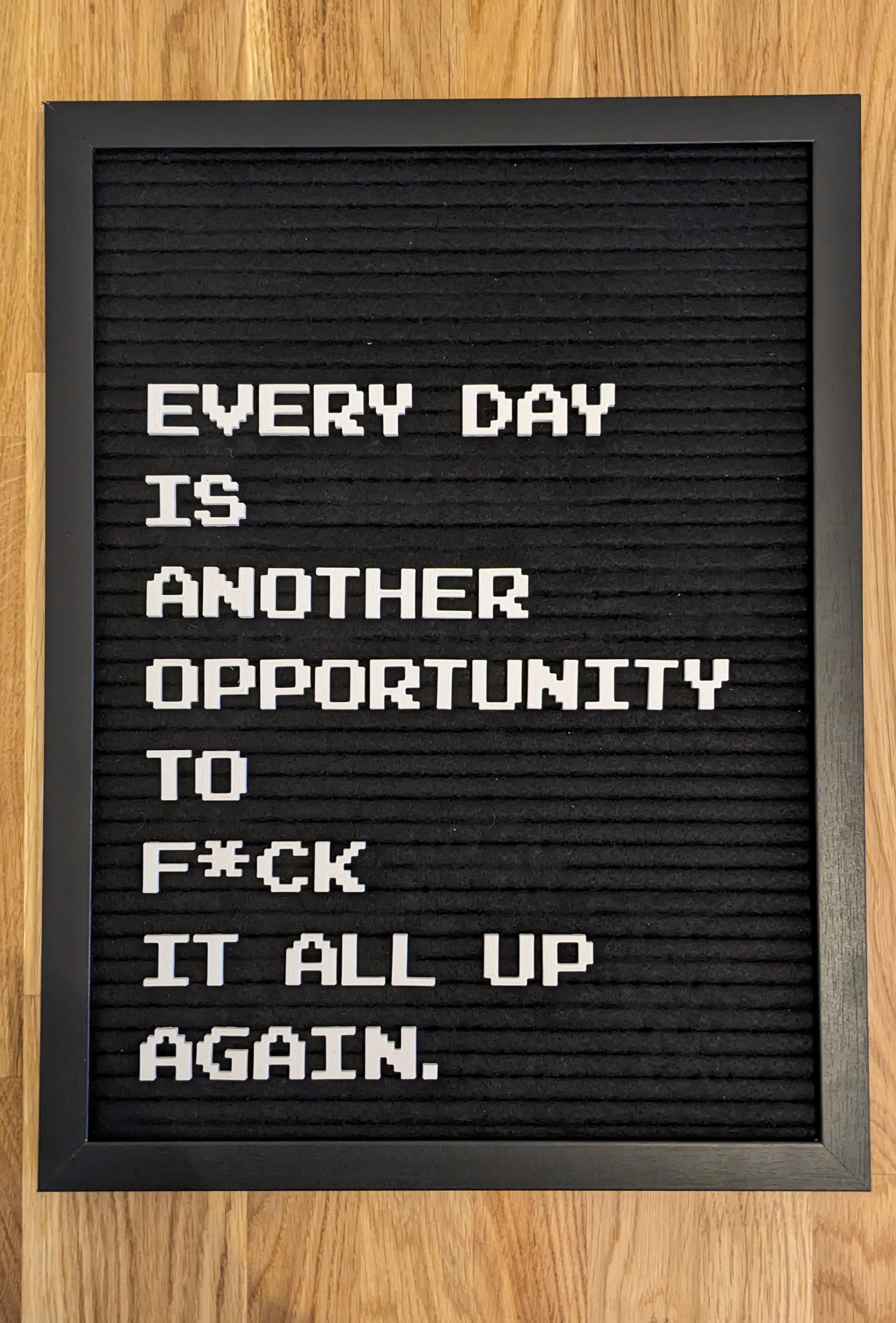 8-bit Letterboard Letters by DTR9000 | Download free STL model ...