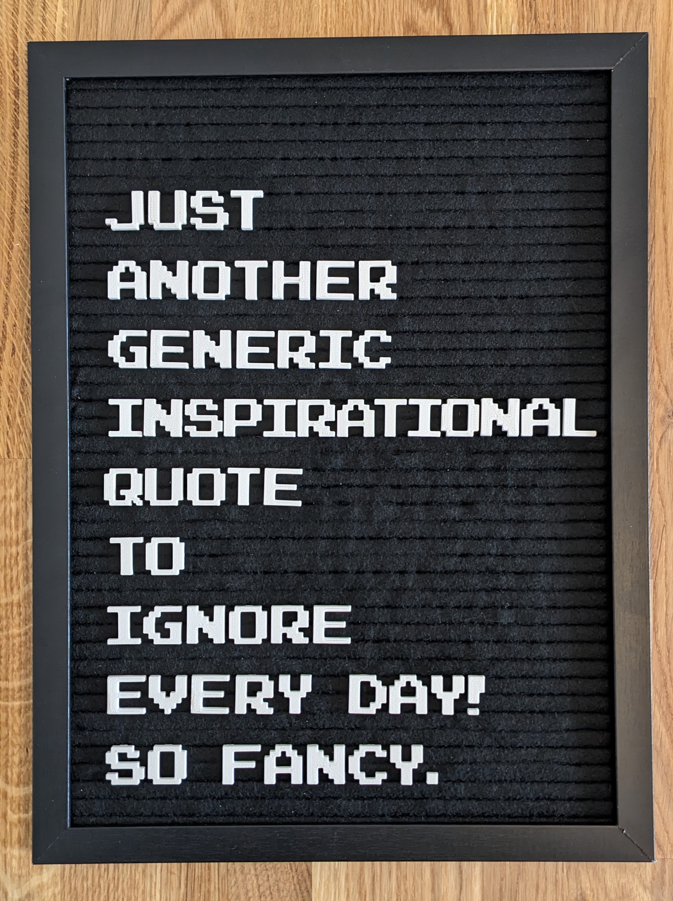 8-bit Letterboard Letters by DTR9000 | Download free STL model ...