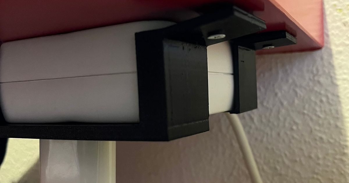 Suport for square power strip (soporte regleta enchufes) by j0serx ...