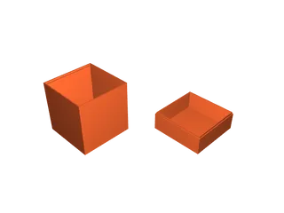 Basic square box with lid by Eva Máčová | Download free STL model ...