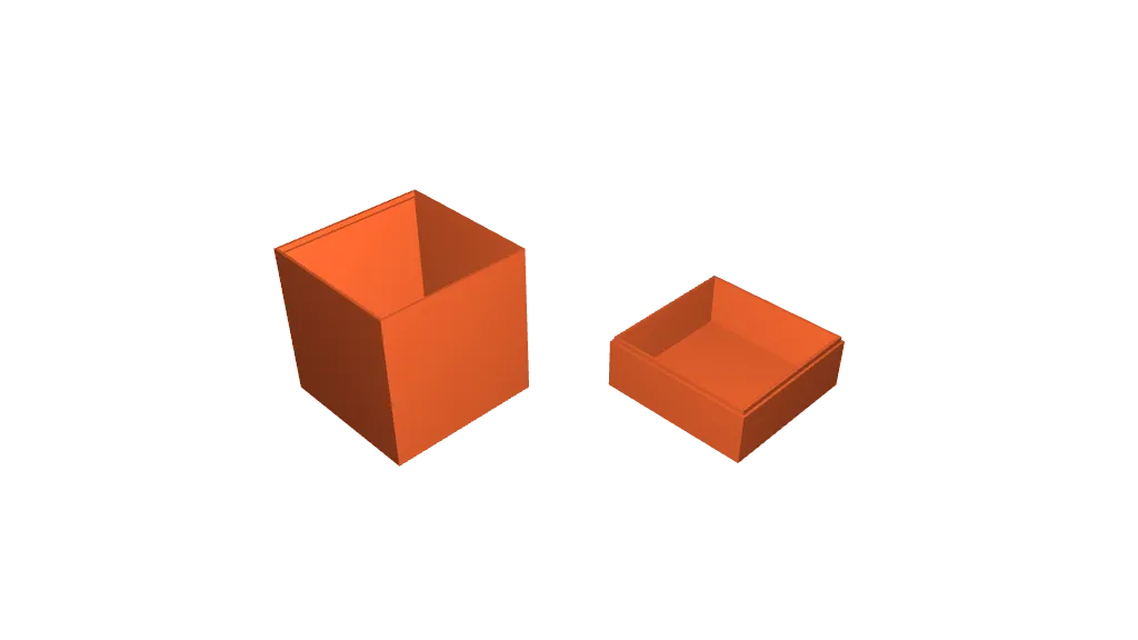 Basic square box with lid by Eva Máčová | Download free STL model ...