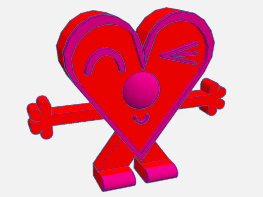 Heart Buddy by Craftnado | Download free STL model | Printables.com