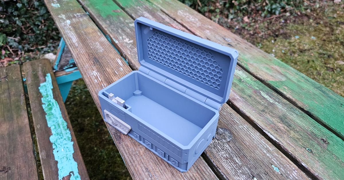 Cyberpunk Storage Box by Brent | Download free STL model | Printables.com